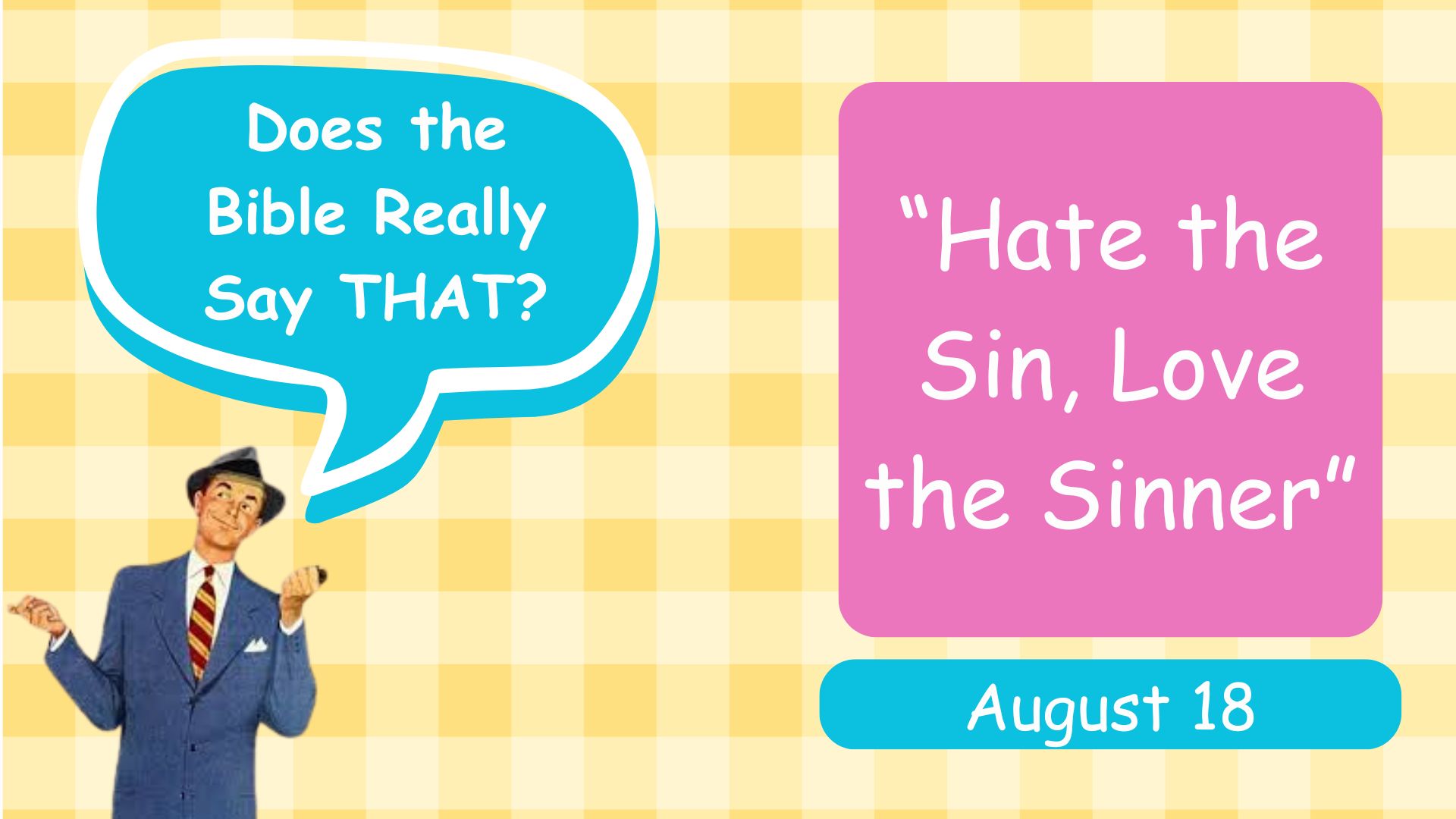 Hate the Sin, Love the Sinner - Saint Paul's UMC